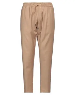 DONDUP Tapered Virgin Wool-blend Pants - Beige