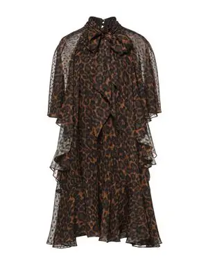 Erdem Leopard-print Voile Midi Dress
