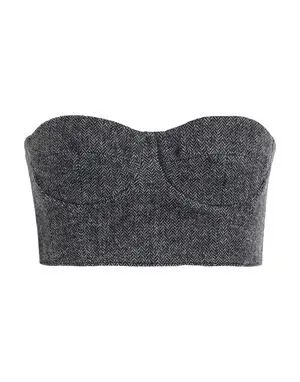 Max & Co. De-coated Wool Corset Top
