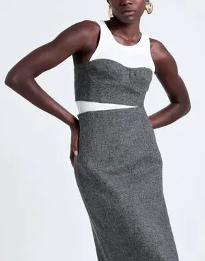 Max & Co. De-coated Wool Corset Top