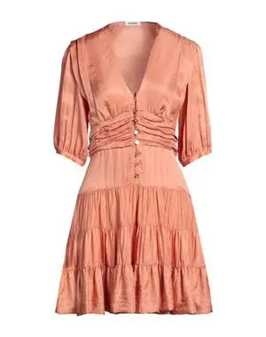 Sandro Acetate Mini Dress - Orange