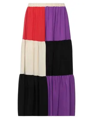JUCCA Midi Skirt In Acetate And Silk