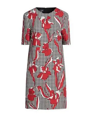 Moschino Floral Houndstooth Mini Dress