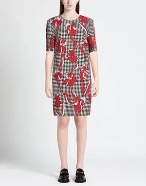 Moschino Floral Houndstooth Mini Dress