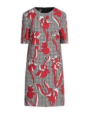 Moschino Floral Houndstooth Mini Dress