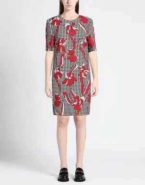 Moschino Floral Houndstooth Mini Dress