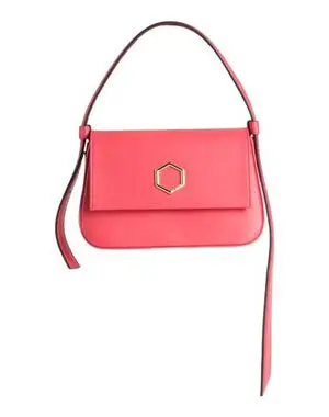 HIBOURAMA Leather Flap Bag - Red