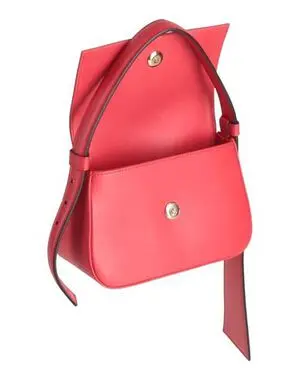 HIBOURAMA Leather Flap Bag - Red