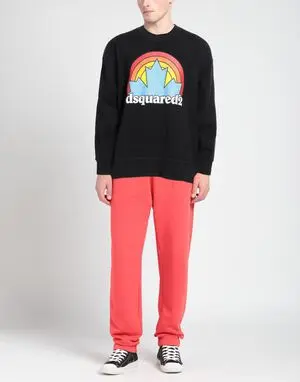 Dsquared2 Printed Cotton Sweatshirt - Black