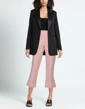 SOALLURE Flared Trousers - Antique Rose