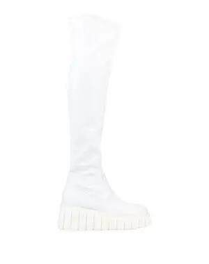 NILA & NILA Over The Knee Textile Fibers Wedge Heel Boots