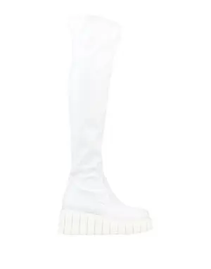 NILA & NILA Over The Knee Textile Fibers Wedge Heel Boots
