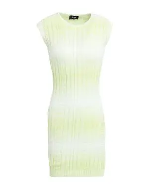 Gcds Knitted Mini Dress - Acid Green