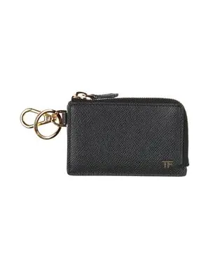 TOM FORD Coin Purse Calfskin, Brass