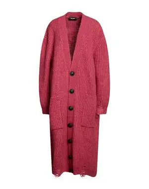 Dsquared2 Cardigan In Alpaca And Wool Blend - Red