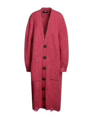 Dsquared2 Cardigan In Alpaca And Wool Blend - Red