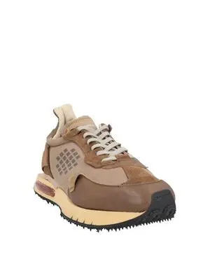 BEPOSITIVE Soft Leather Lace-up Sneakers