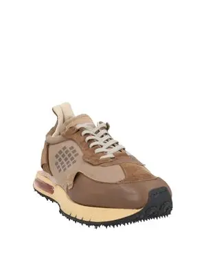 BEPOSITIVE Soft Leather Lace-up Sneakers