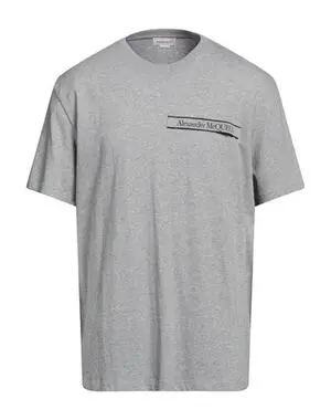 Alexander McQueen T-shirt Size Cotton, Elastane, Polyester - Grey