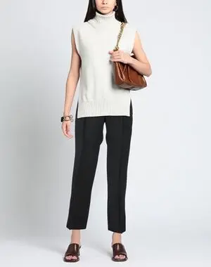 JIL SANDER Sand Wool Trousers - Black