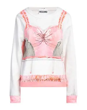 Moschino Cotton Crewneck Sweatshirt - Red
