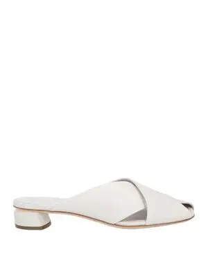 Officine Creative Nappa Leather Square Toe Block Heel Sandals