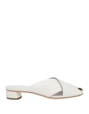 Officine Creative Nappa Leather Square Toe Block Heel Sandals
