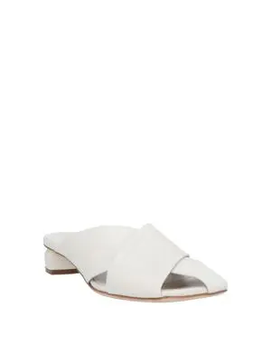 Officine Creative Nappa Leather Square Toe Block Heel Sandals