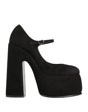 Casadei Mary Jane Pumps - Black
