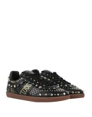 TOD'S Soft Leather Sneakers - Black