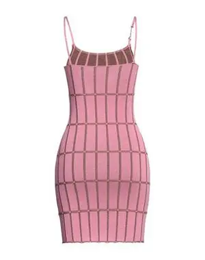 Jacquemus Mini Dress In Viscose, Polyamide, And Elastane - Pink