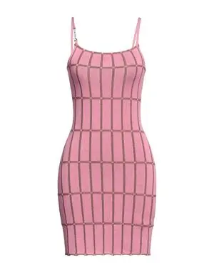 Jacquemus Mini Dress In Viscose, Polyamide, And Elastane - Pink