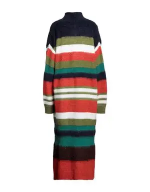 Dsquared2 Striped Knit Single-breasted Coat