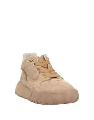 Alexander McQueen Sneakers In Leather - Beige