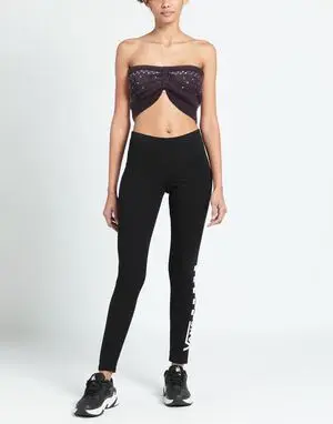 Alessandra Rich Knitted Crop Top - Purple
