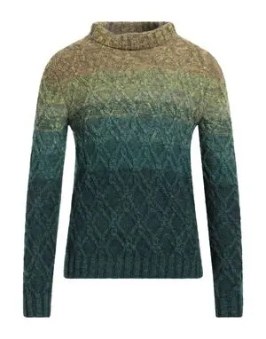PT TORINO Turtleneck Knit Top - Green