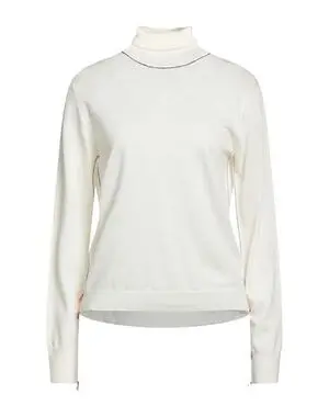 MAISON MARGIELA Turtleneck Wool Knit - White