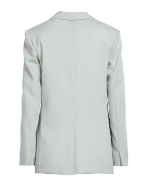 LANVIN Light Virgin Wool Single-breasted Blazer - Green