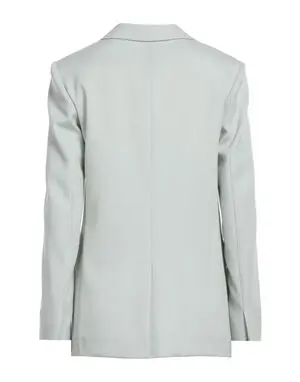 LANVIN Light Virgin Wool Single-breasted Blazer - Green