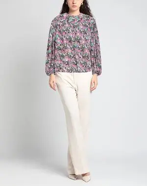 Isabel Marant Floral Crepe Top - Pink