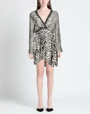 Pinko Mini Dress In Leopard Print