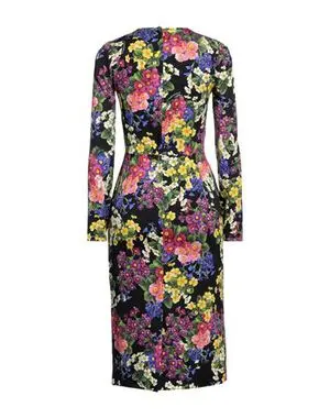 Dolce & Gabbana Midi Dress Size Silk, Elastane