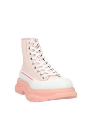 Alexander McQueen Light Calfskin Ankle Boots