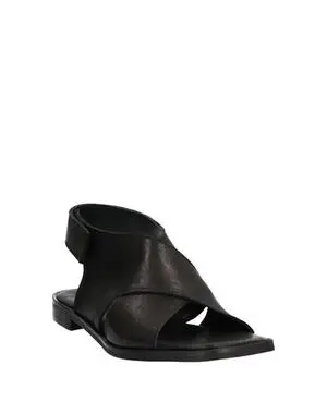 BALDININI Calfskin Sandals - Black