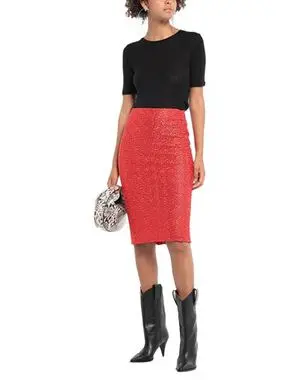 Ermanno Scervino Midi Pencil Skirt - Red
