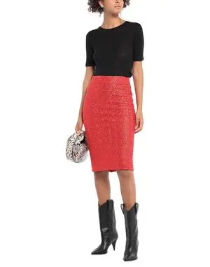 Ermanno Scervino Midi Pencil Skirt - Red