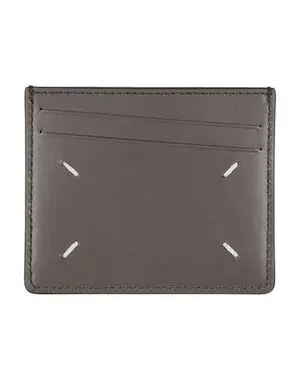 MAISON MARGIELA Cardholder Leather - Grey