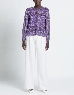 Maje Floral-print Viscose Shirt