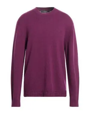 Versace Sweater In Cashmere And Viscose - Purple