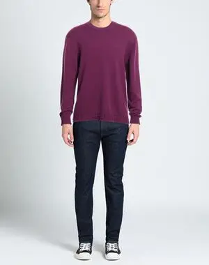 Versace Sweater In Cashmere And Viscose - Purple